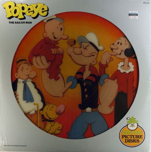 Popeye - Popeye The Sailor Man [Picture Disc] (Vinyl LP) - Amoeba Music