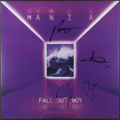 fall out boy signed cd