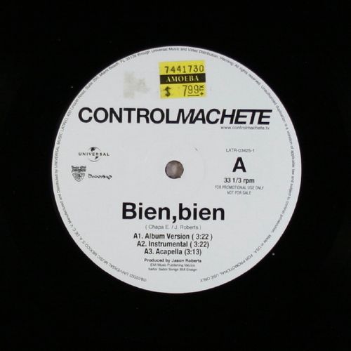 Control Machete - Bien, Bien / En El Camino [Promo] (Vinyl 12 ...