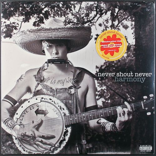 Never Shout Never - Harmony [Yellow Vinyl] (Vinyl LP) - Amoeba Music