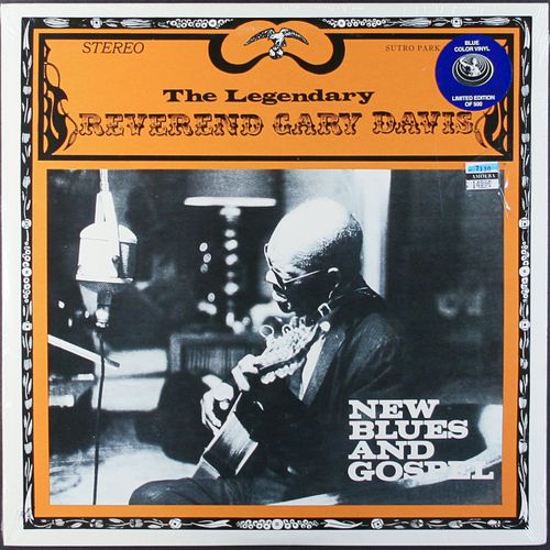 Rev. Gary Davis - New Blues And Gospel [Blue Vinyl] (Vinyl LP) - Amoeba ...