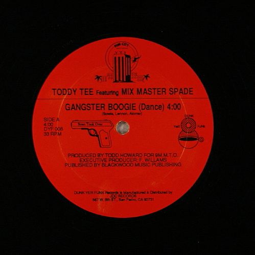 Toddy Tee, Mix Master Spade - Gangster Boogie (Vinyl 12") - Amoeba Music