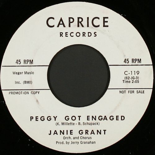 Janie Grant - Peggy Got Engaged / Two Is Company And Three's A Crowd ...